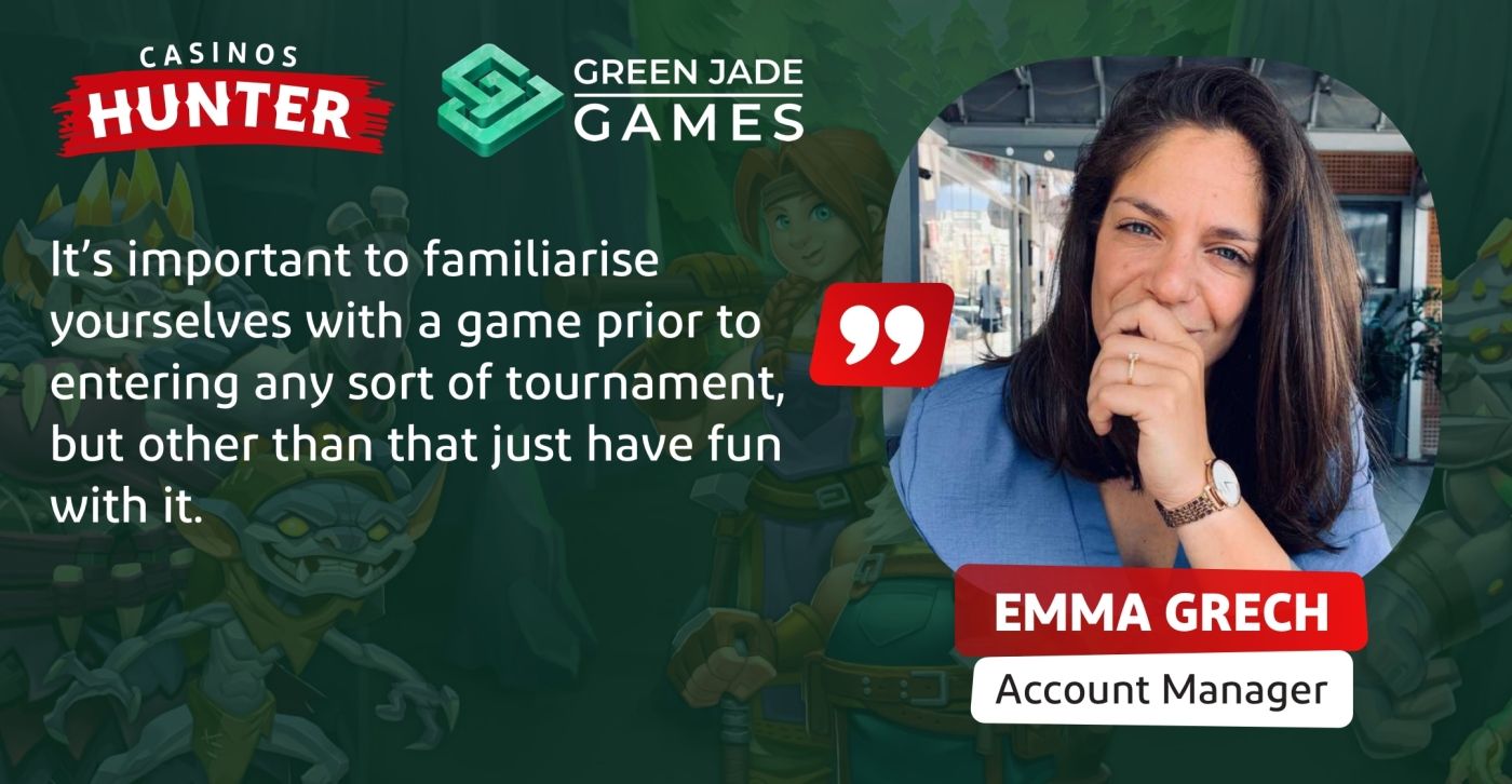 Q&A With Emma Grech From Green Jade Games ᐈ Interview - CasinosHunter